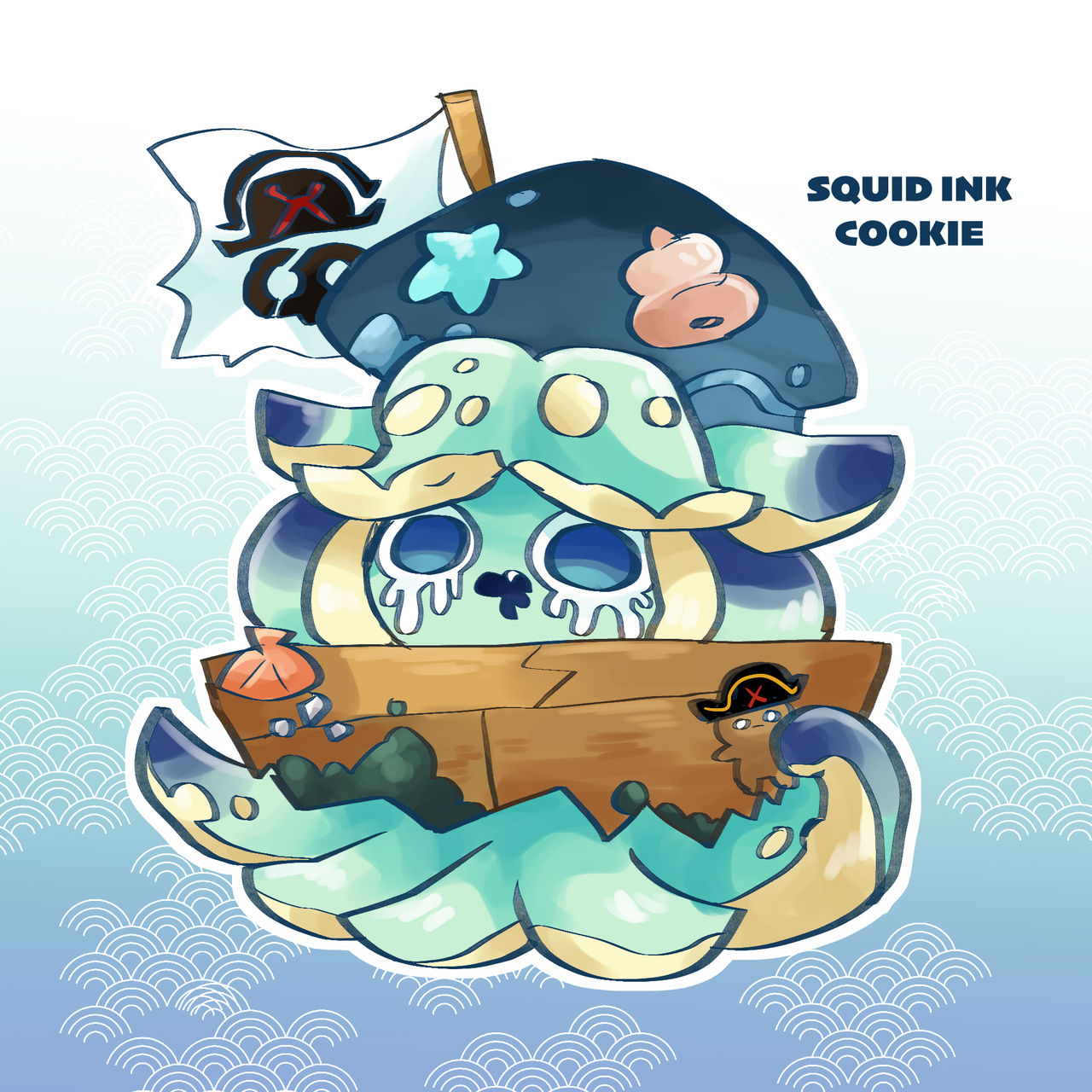 Fan Art Squid Ink Cookie By Murasakigezigezi On Deviantart