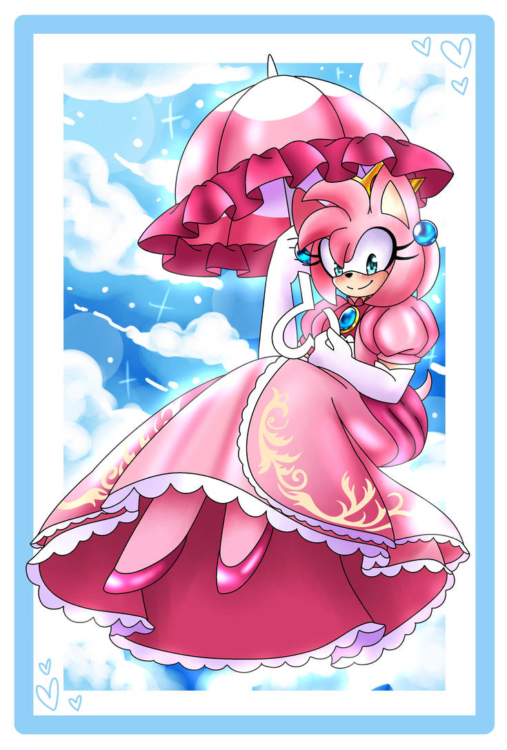 Amy Rose Princess Peach Deviantart