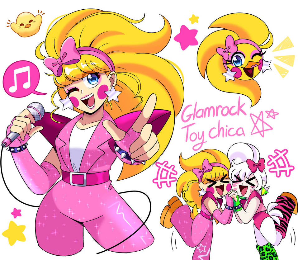 Human Glamrock Toy Chica By Mscreepyplaguedoctor On Deviantart