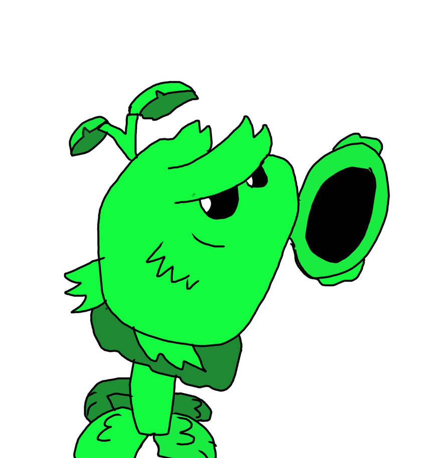 Primal Peashooter Pvz2 By Goldenfreddy2013z On Deviantart