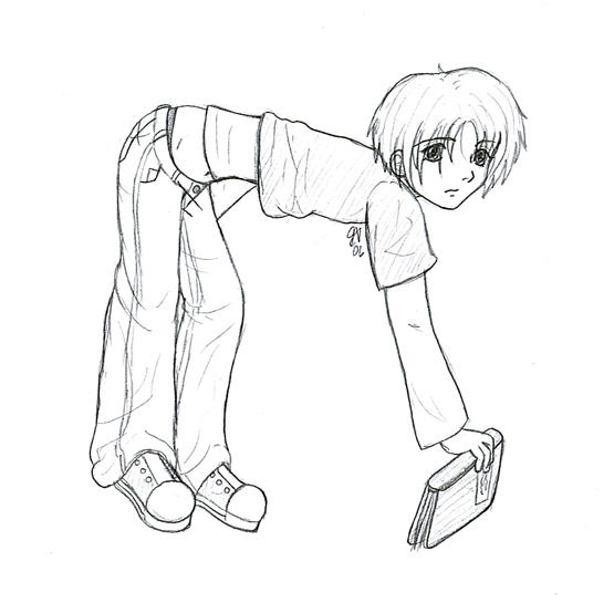 Nagi doing the bend... by corrupt-prodigy on DeviantArt