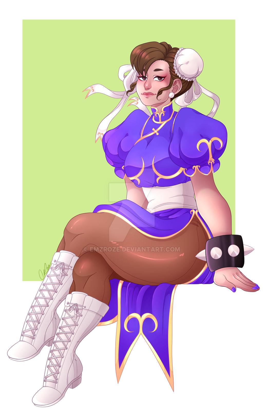 Emzfanartchun Li By Emzroze On Deviantart