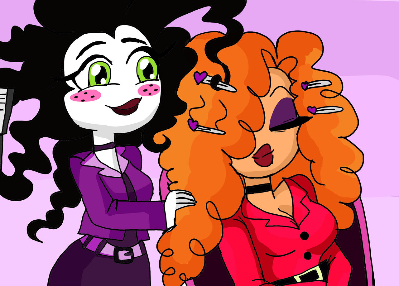 Sedusa Doing Ms Bellums Hair By Vanillawaffer3000 On Deviantart