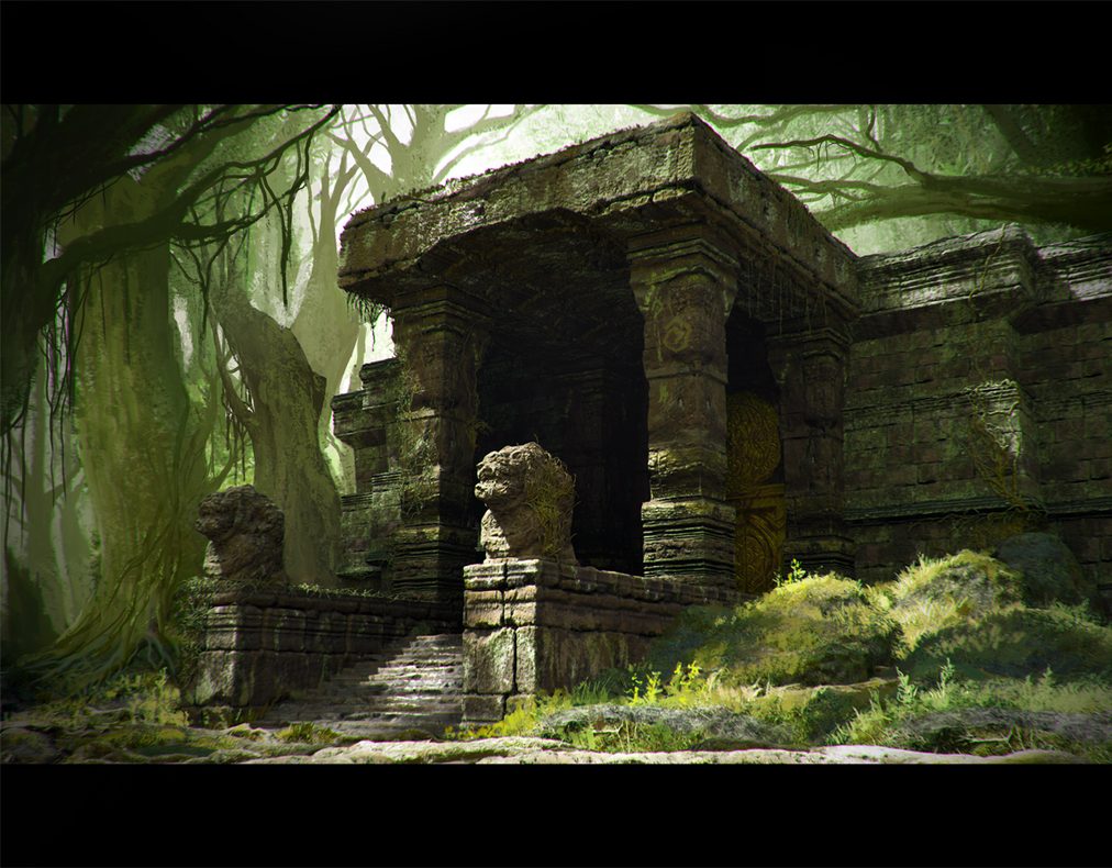 Jungle temple entrance by RaVirr17 on DeviantArt Jungle temple entrance by RaVirr17 on DeviantArt