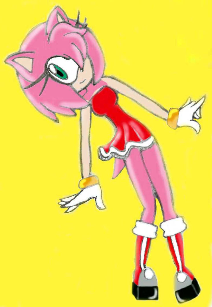 Cute Amy Rose By Peep16 On Deviantart