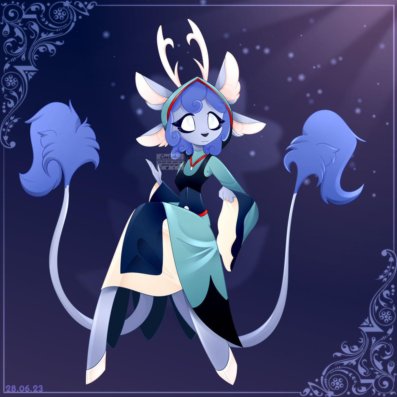 C Character Commission 01 By Caelichii On Deviantart