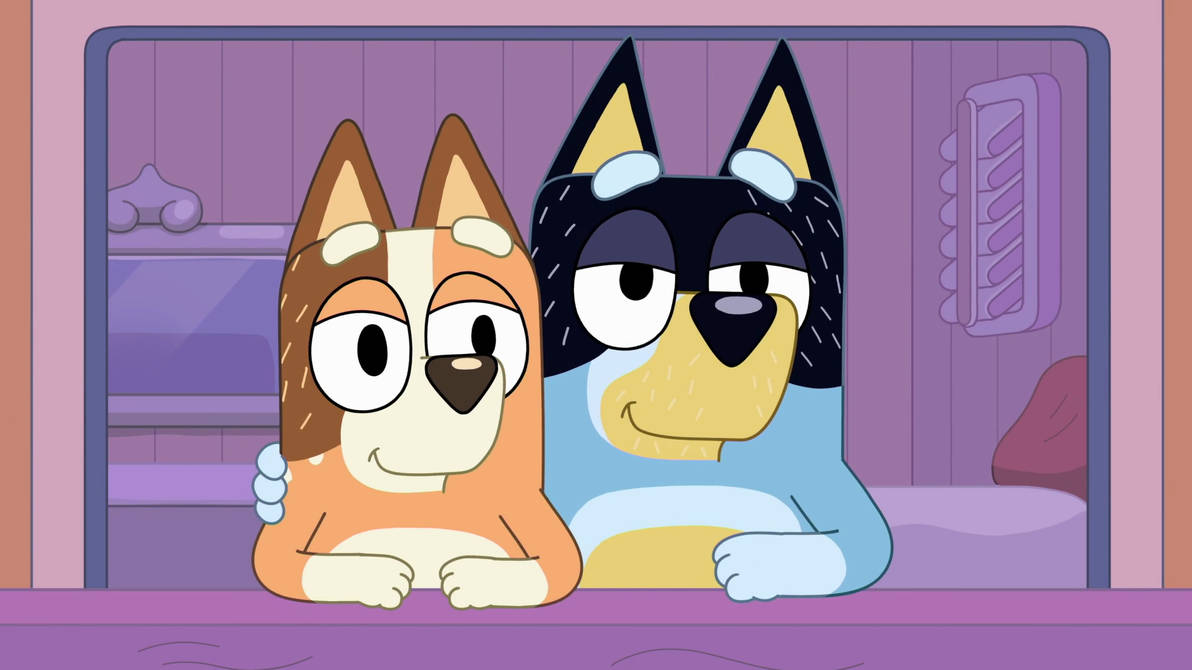 Bandit And Chilli By Platinumshrineart On Deviantart