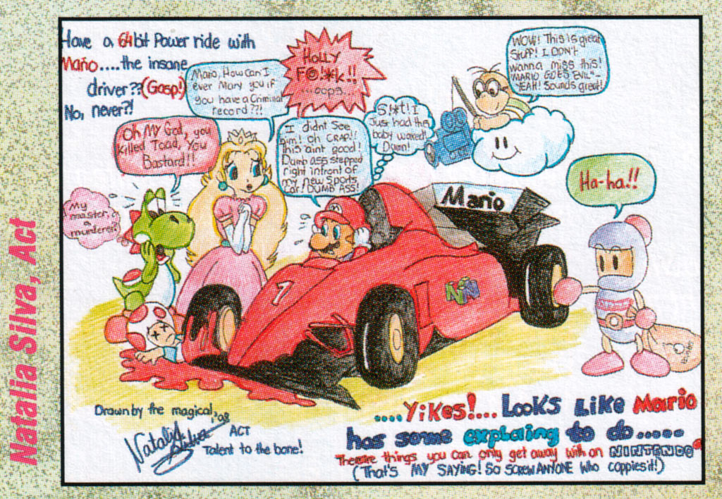 Mario-The Insane Driver by NatSilva on DeviantArt