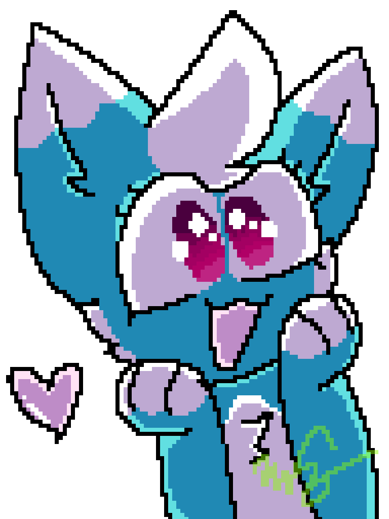 My First Pixel Art By Wolfkipodaaa On Deviantart