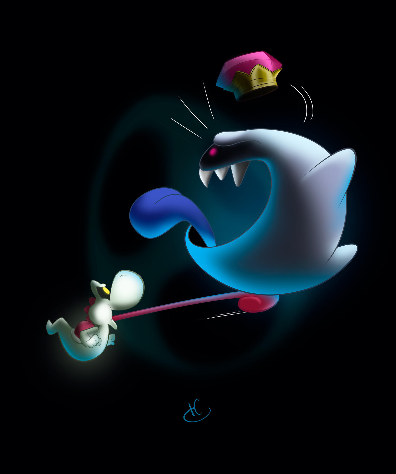 Super Ghost Yoshi By Mkdrawings On Deviantart