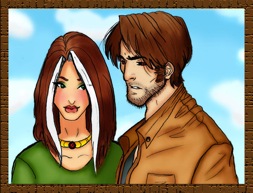 Remy and Rogue by danes-sweety by xmenclub on DeviantArt