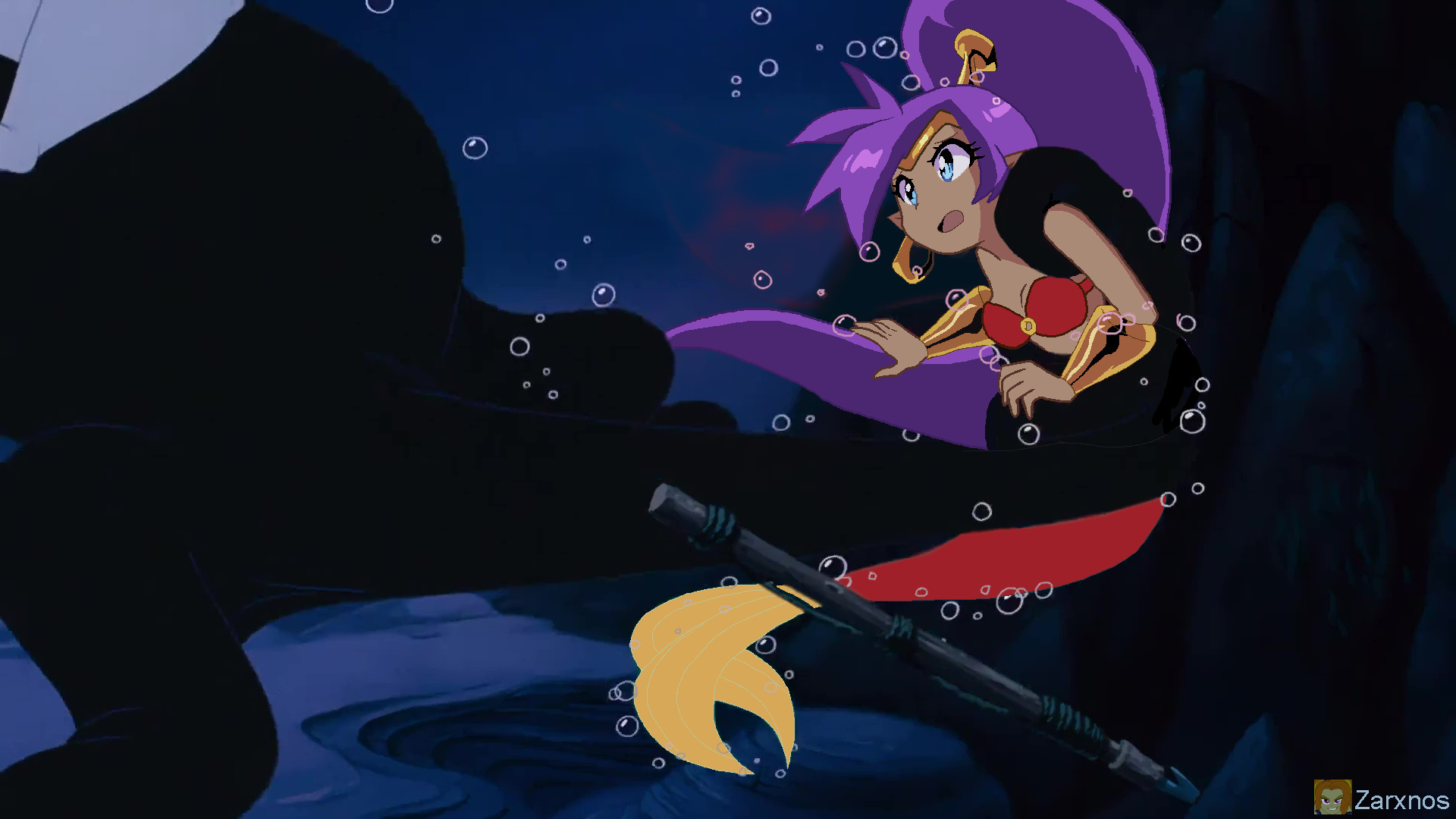 Shantae Restrained By Ursula By Zarxnos On Deviantart
