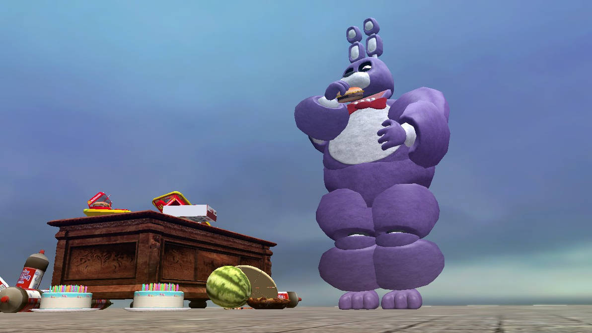 Bonnie Stuffing Himself Angle 2 By Legoben2 On Deviantart