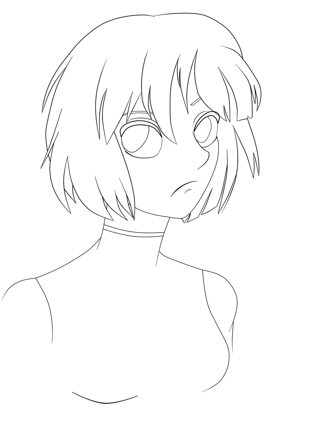 Akane Tendo Lineart By Telvanniarter On Deviantart