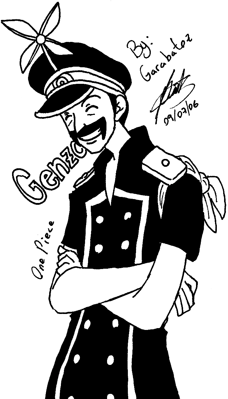 Genzo - One Piece by Garabatoz on DeviantArt