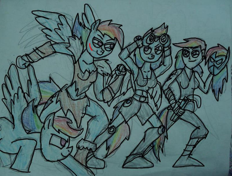 Rainbow Dashs By Kickazzjohnni On Deviantart