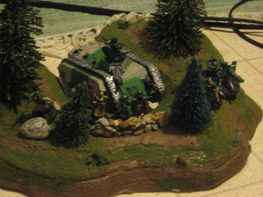 Warhammer 40k display by thedudewithstuff on DeviantArt