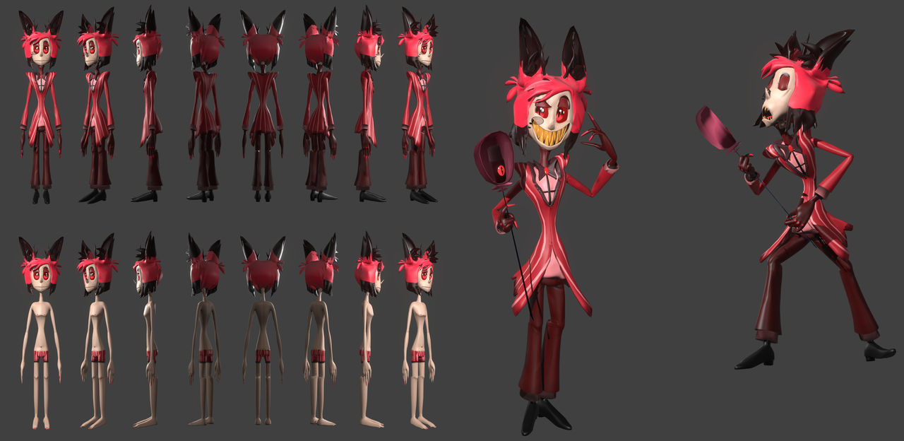Alastor 3d Model By 1337gamer15 On Deviantart