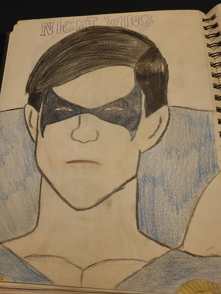 Classic Nightwing Portrait By Theartvenger On Deviantart