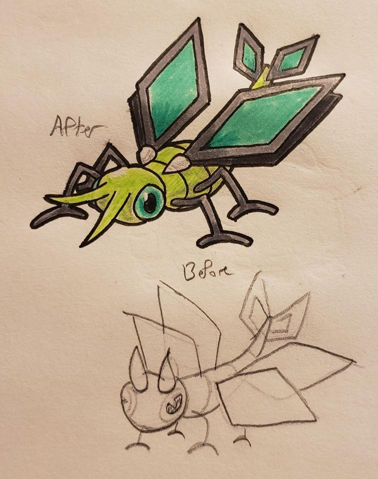Pokemon A Day 329 Vibrava By Garrodwindfang On Deviantart