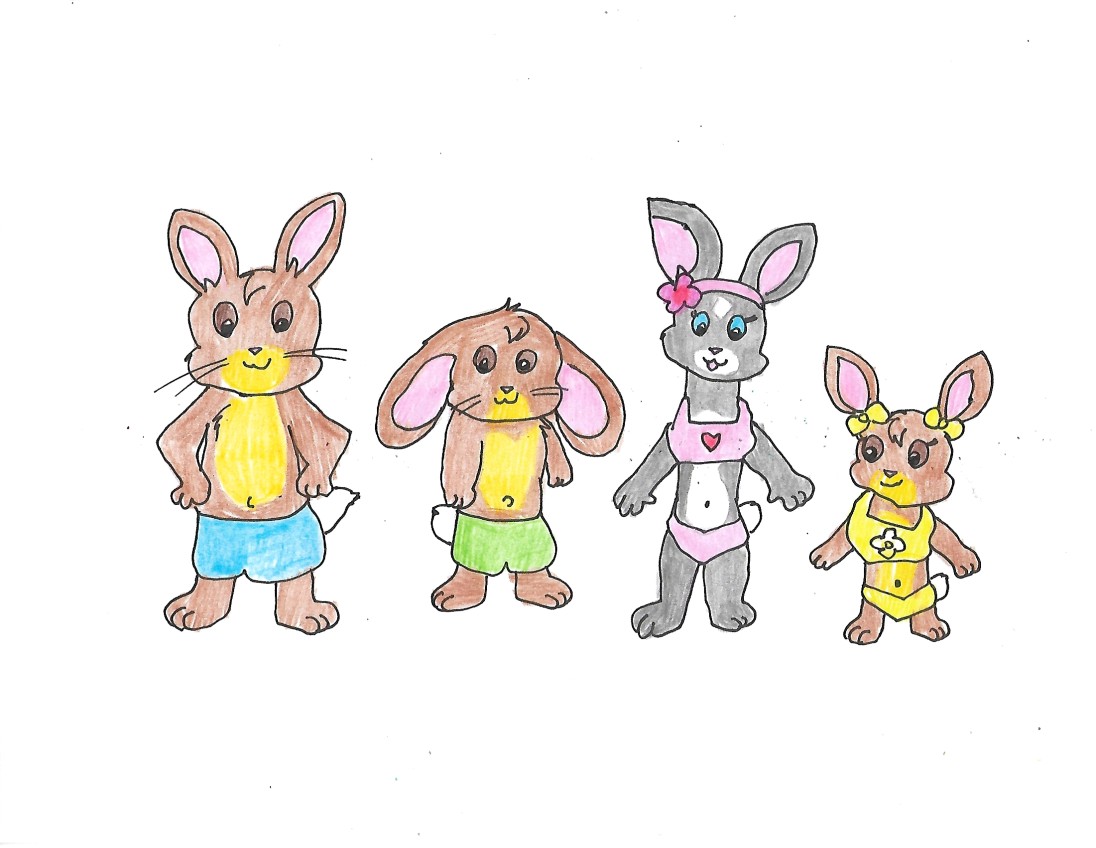 Beach Bunnies By Amazingtrixie On Deviantart
