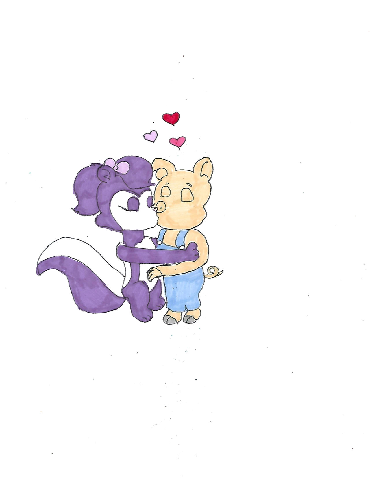 Fifi And Hamton Kissing By Amazingtrixie On Deviantart