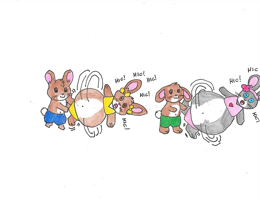 Beach Bunnies Belly Roll By Amazingtrixie On Deviantart