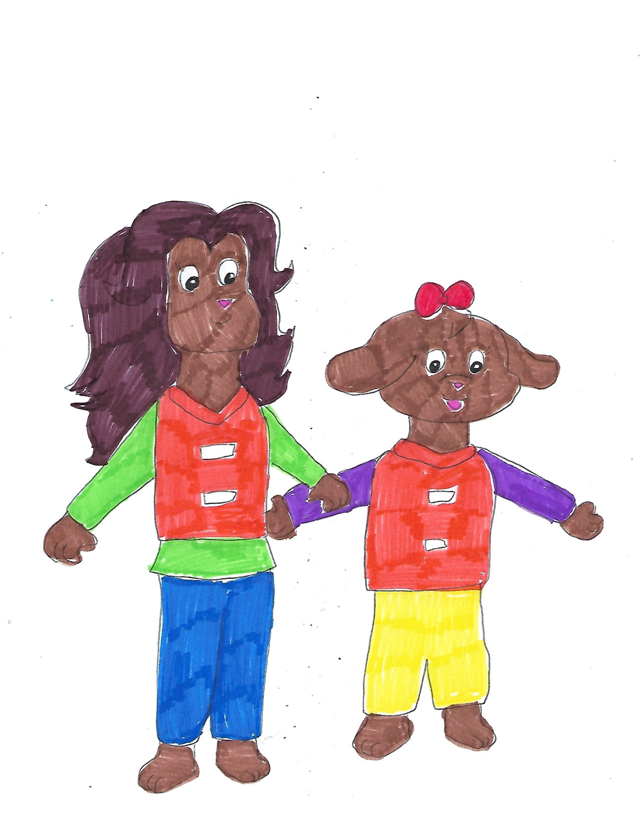 Fern And Her Mom In Lifejackets By Amazingtrixie On Deviantart