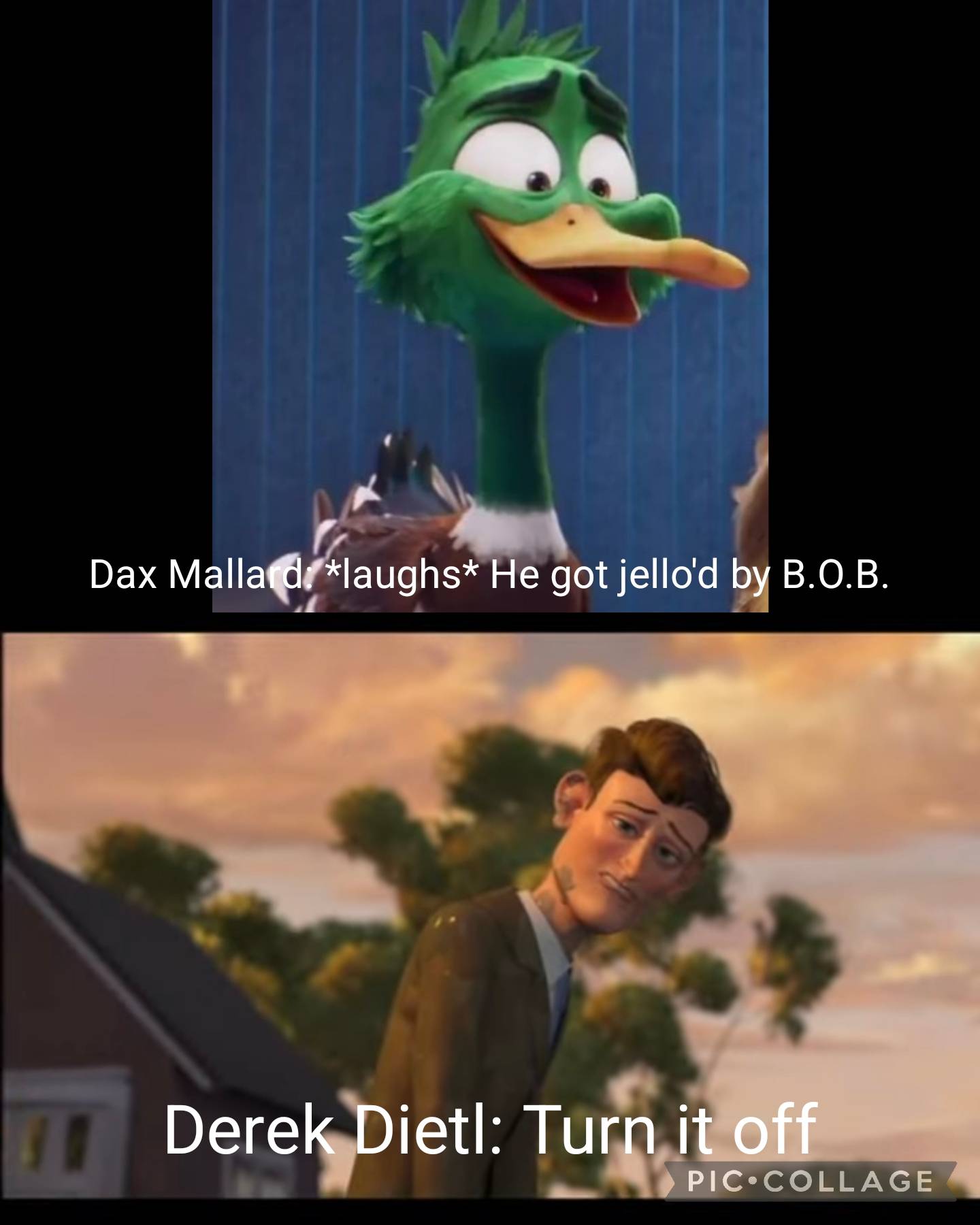 Dax Mallard Laughs At Derek Dietls Defeated By Artydoespictures On Deviantart