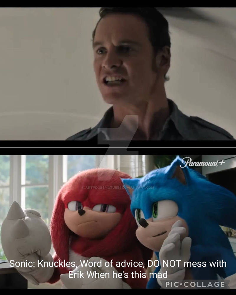 Sonic Advises Knuckles About Eriks Anger By Artydoespictures On Deviantart
