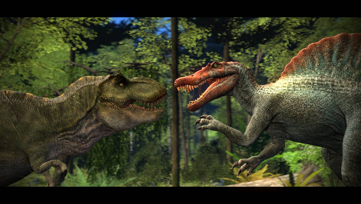 Bull T Rex Vs Spinosaurus By Trex096 On Deviantart