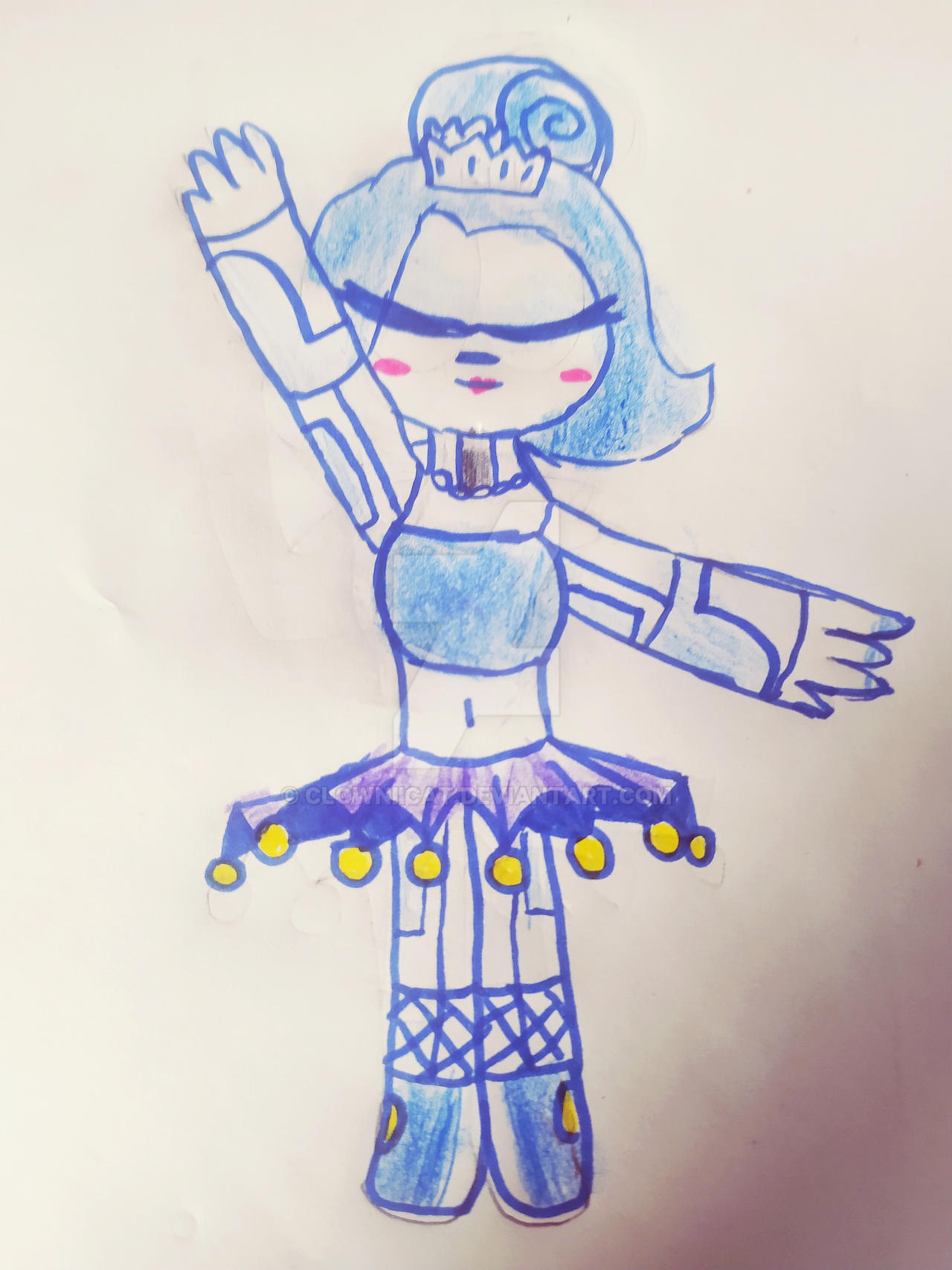 Ballora Au Design By Clowniicat On Deviantart