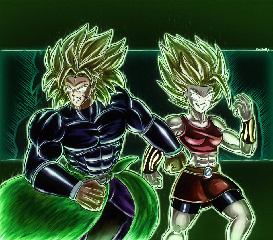 Broly And Kale Super Saiyan Ikari By Omninity On Deviantart