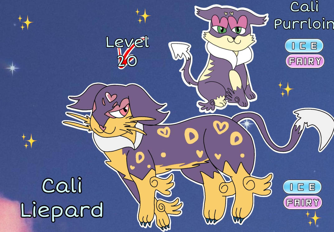 Cali Forms Cali Purrloin Liepard Shinies By Alyssa Thepikachu On Deviantart