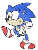 Sonic -Simpsonized- by Simpsons-Addict on DeviantArt