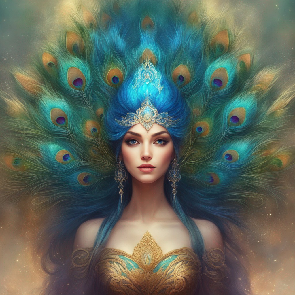 Peacock Woman By Zenart07 On Deviantart