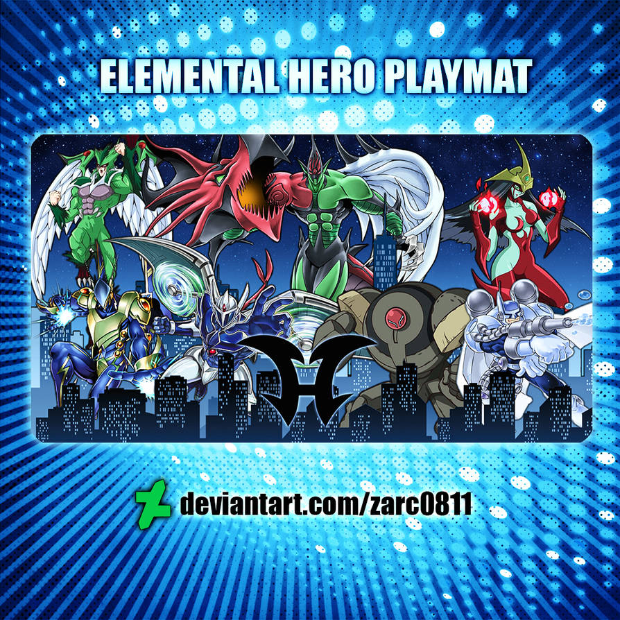 Elemental Hero Playmat By Zarc0811 On Deviantart