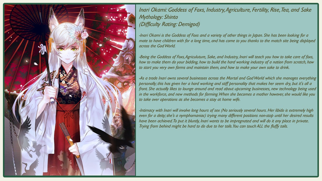 Picking a Goddess (CYOA Recommendation) by JokuSSJ on DeviantArt Picking a Goddess (CYOA Recommendation) by JokuSSJ on DeviantArt
