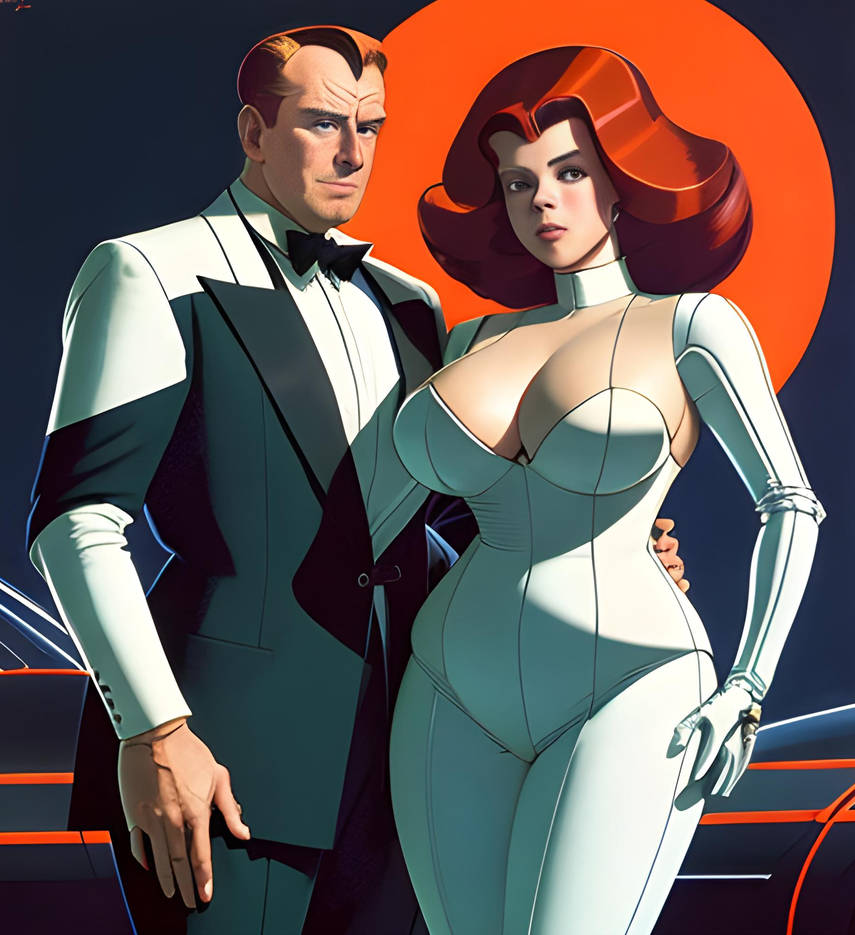 Showing Off His Top Of The Line Sex Robot By Voluptopia On Deviantart