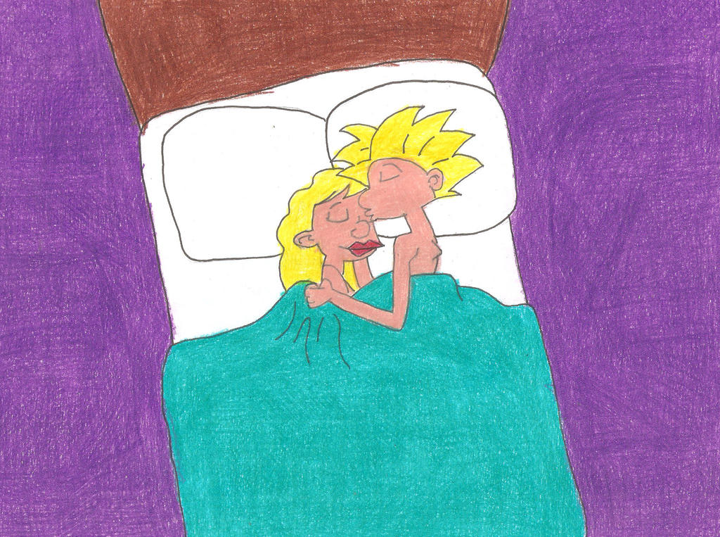 Arnold Kissing Helga In Bed Adults By Matiriani1999 On Deviantart