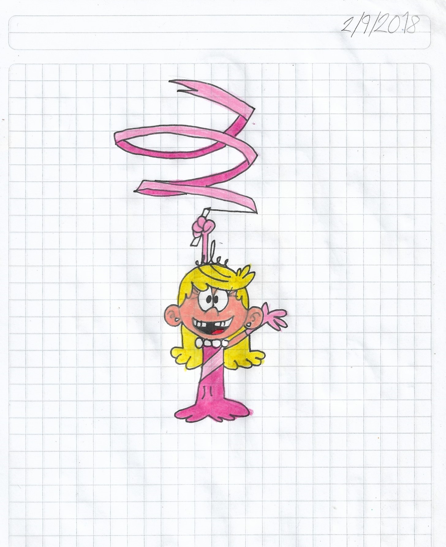 Lola Loud On The Ribbon Dance By Matiriani28 On Deviantart