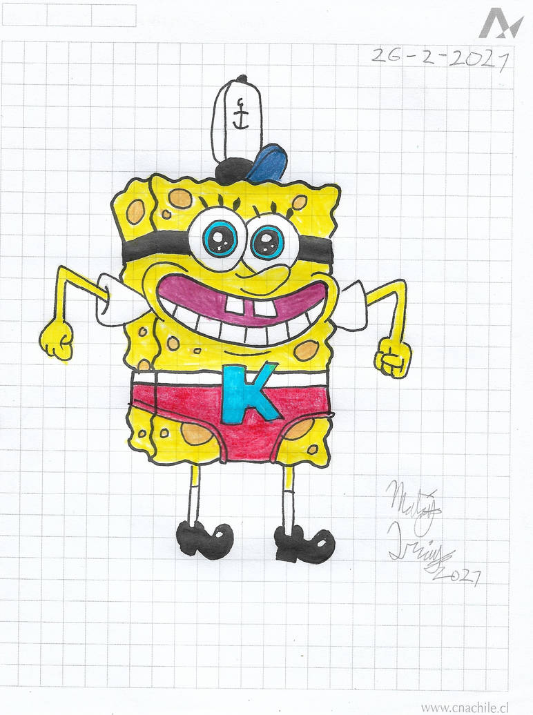 Super Spongebob With Red Underwear By Matiriani28 On Deviantart