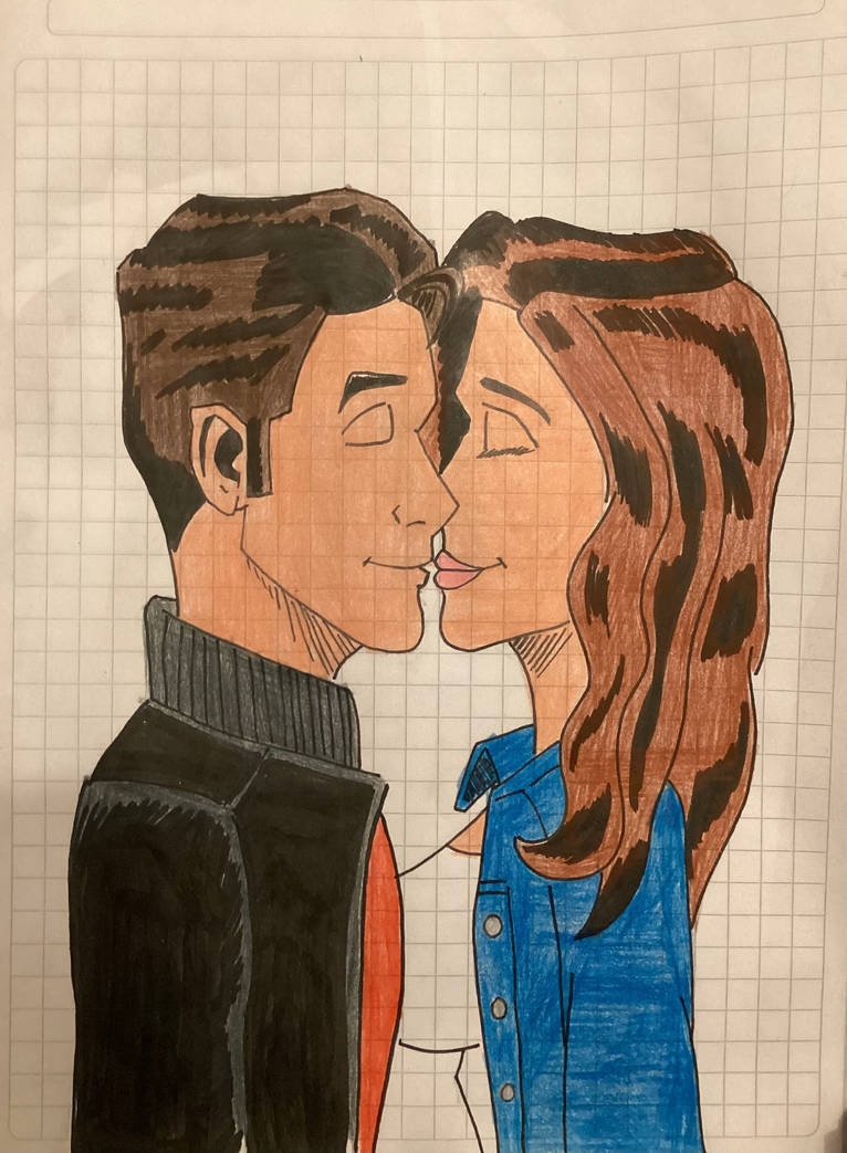 Troy Burrows And Emma Goodall Kissing By Matiriani28 On Deviantart