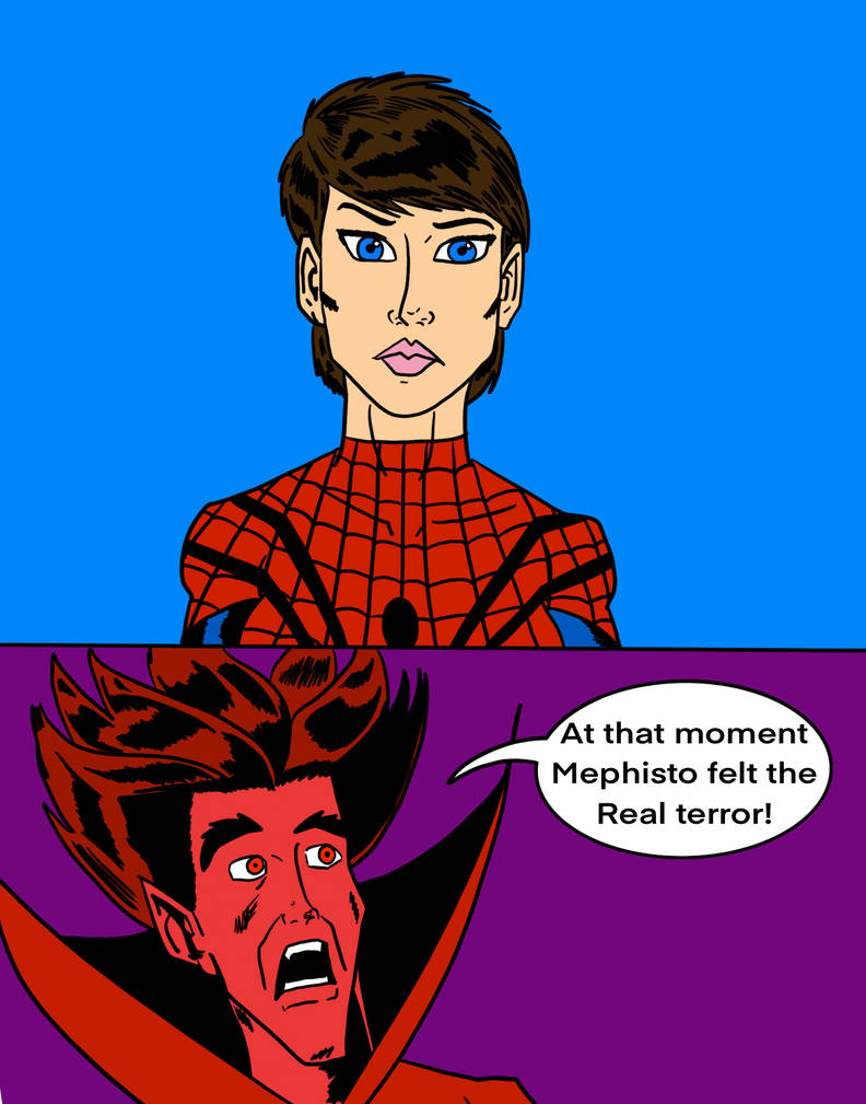 Spider-girl (mayday) Vs Mephisto By Matiriani1999 On Deviantart