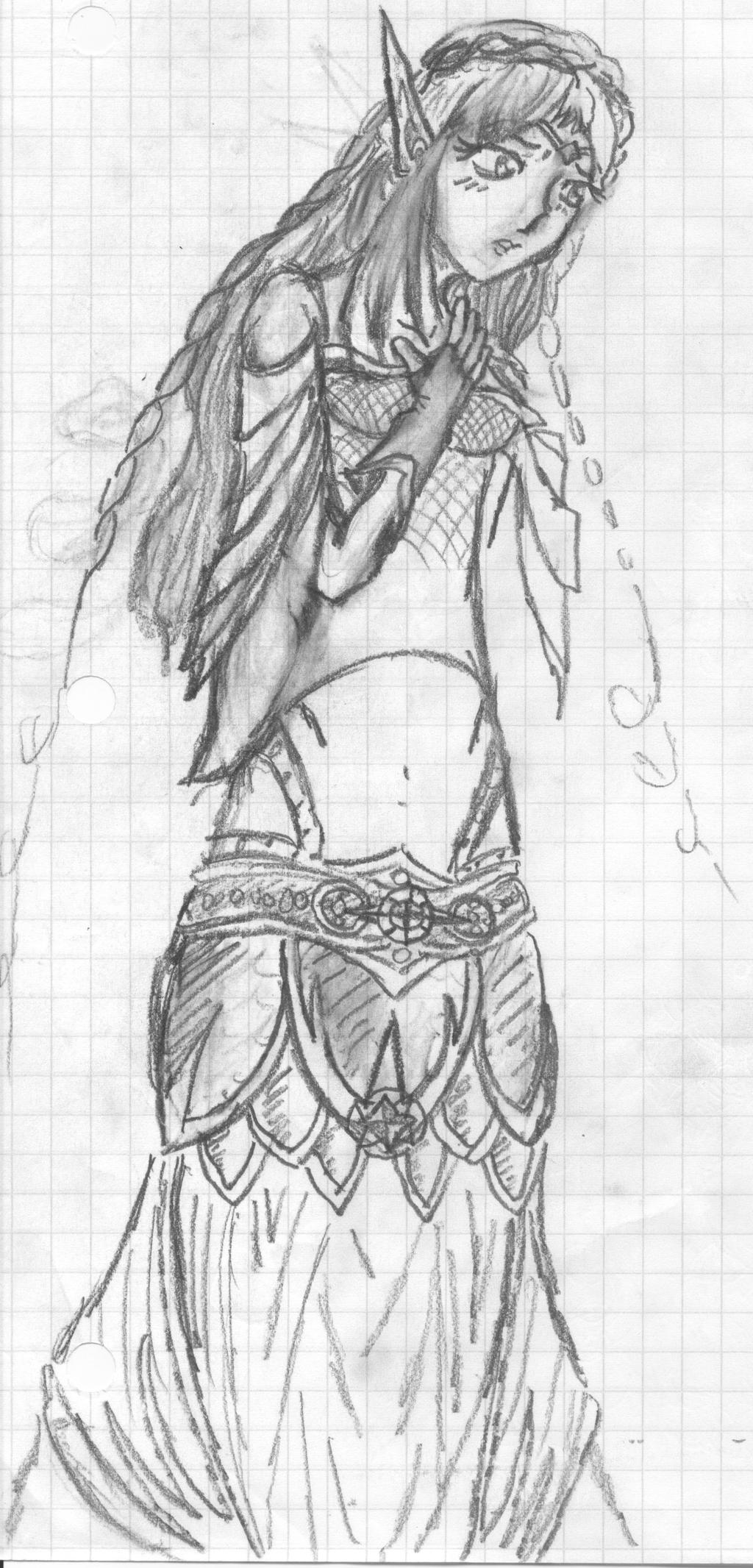 Elf Maiden Hair Concept Art By Ineffableanime On Deviantart