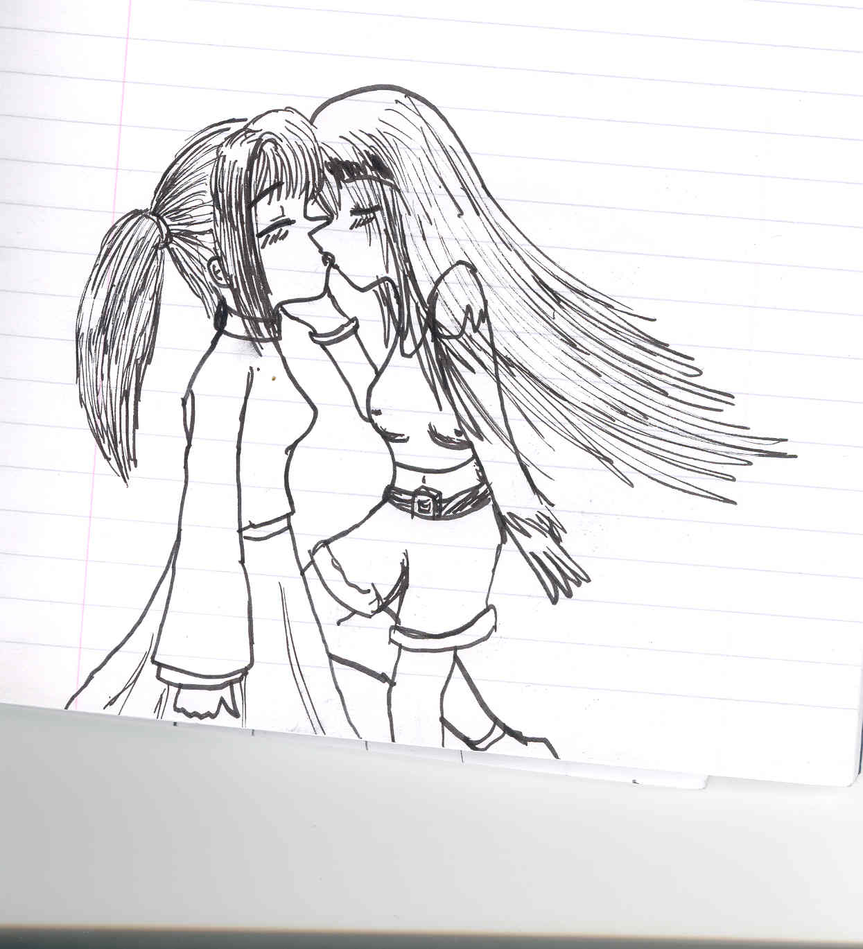 Tifa Aeris Yuri By Nathaniel2k On Deviantart