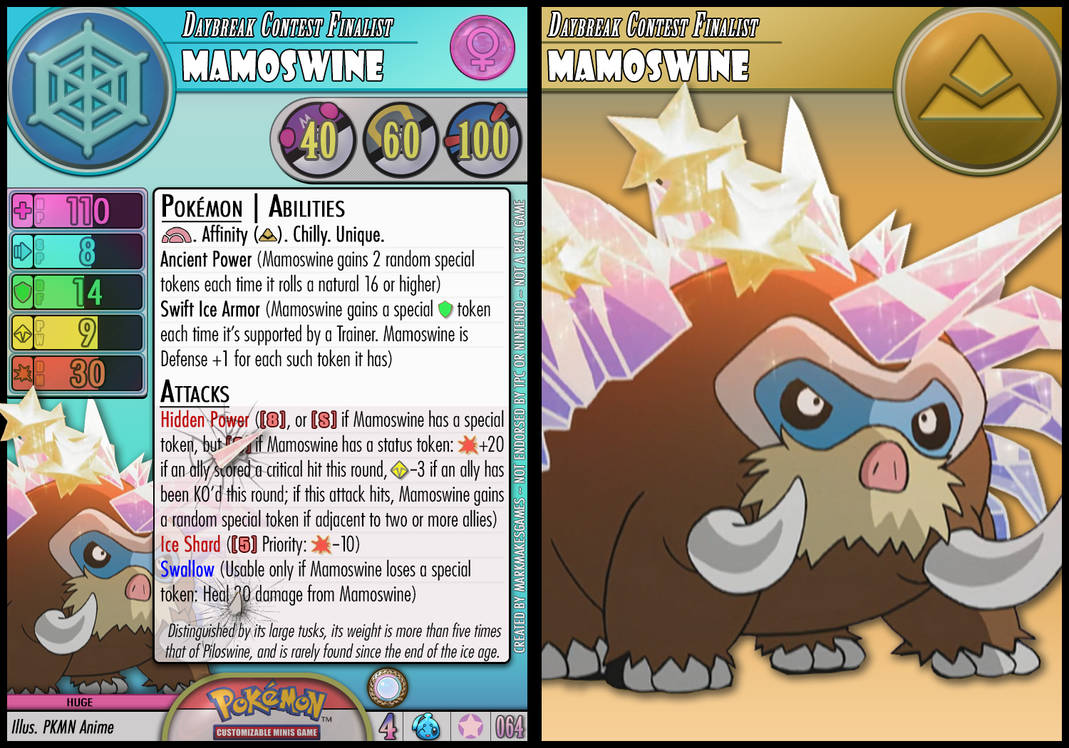 Dawn's Mamoswine by PokemonCMG on DeviantArt Dawn's Mamoswine by PokemonCMG on DeviantArt