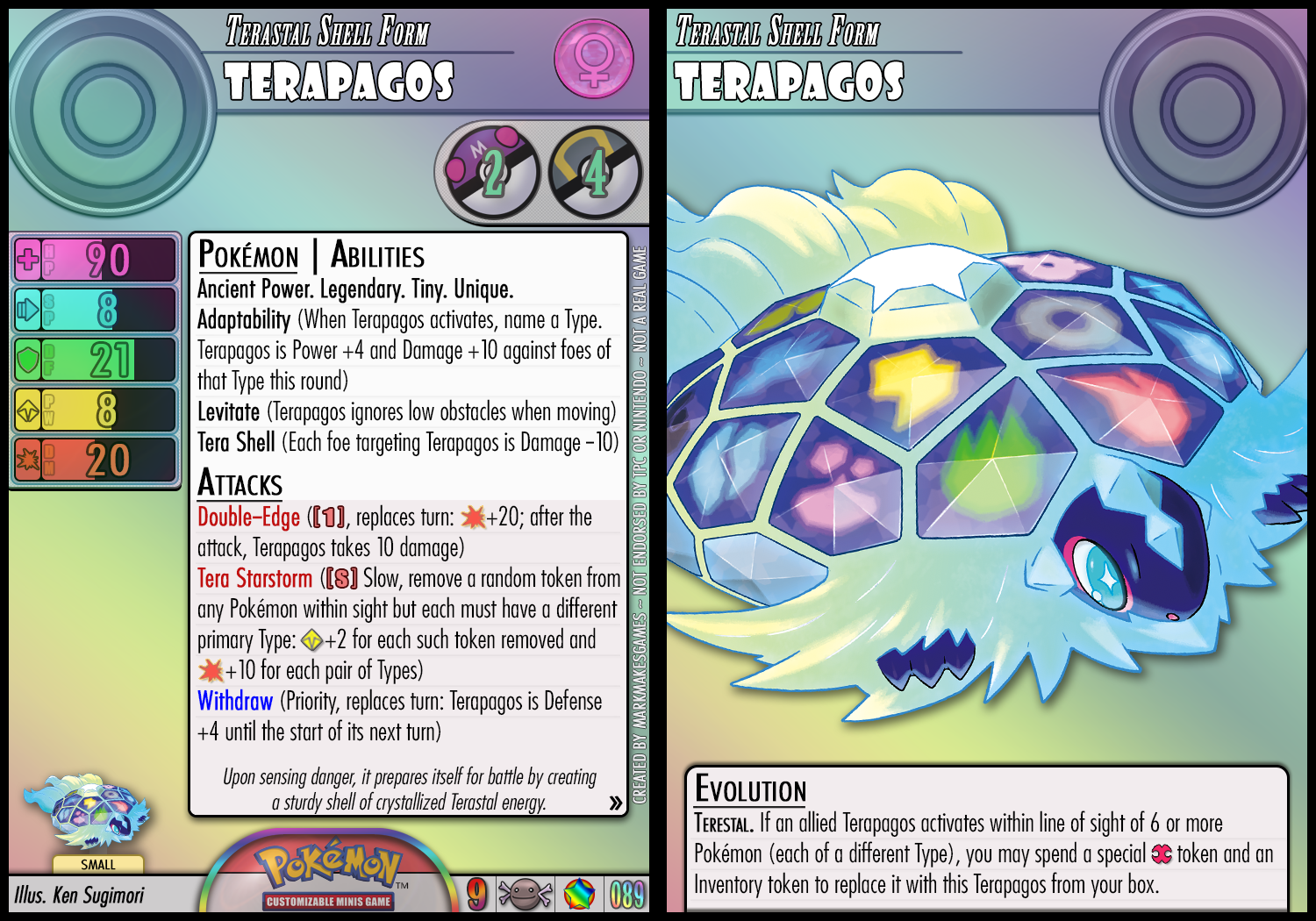 Terapagos Tera Shell Form By Pokemoncmg On Deviantart