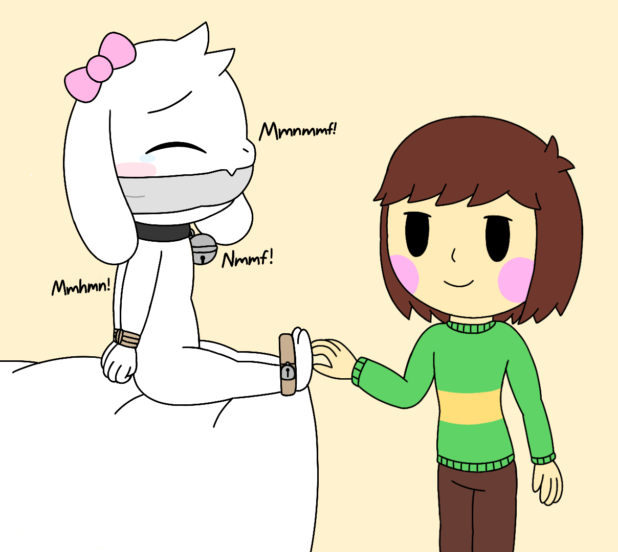 Asriel Tickling By Zxc14da On Deviantart