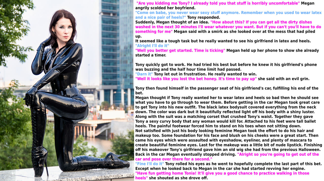 Stranded In Latex Tg Caption By Shabla44 On Deviantart